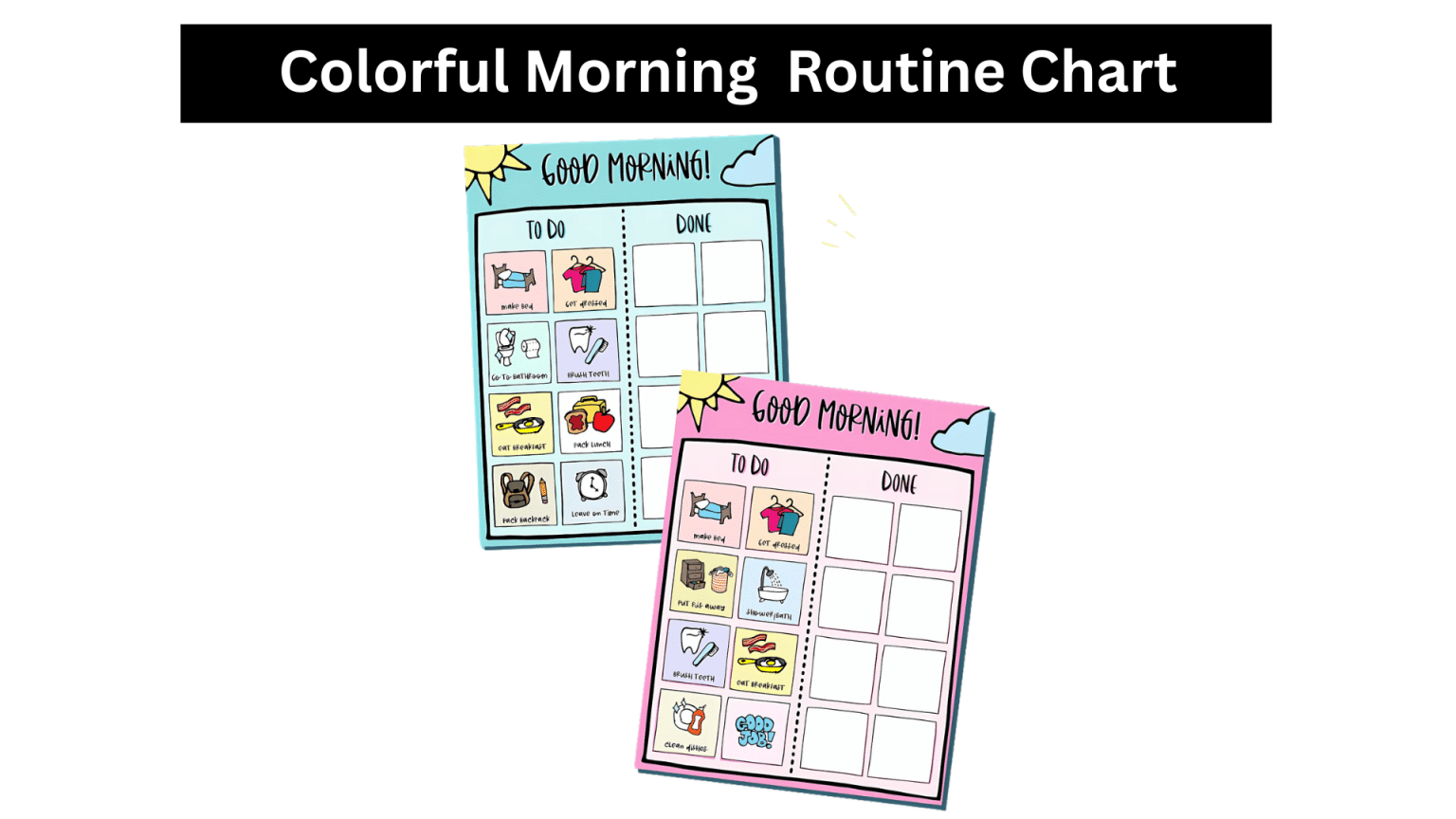 Kids Morning Routine Chart: Types and Benefits - Piorliving